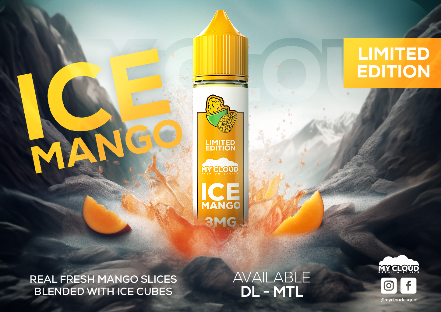 ماي كلود My Cloud MTL 60ML E-Liquid - rezk vape