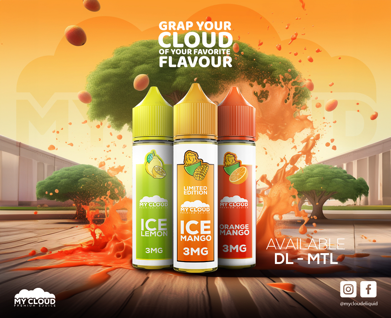 ماي كلود My Cloud MTL 60ML E-Liquid – rezk vape