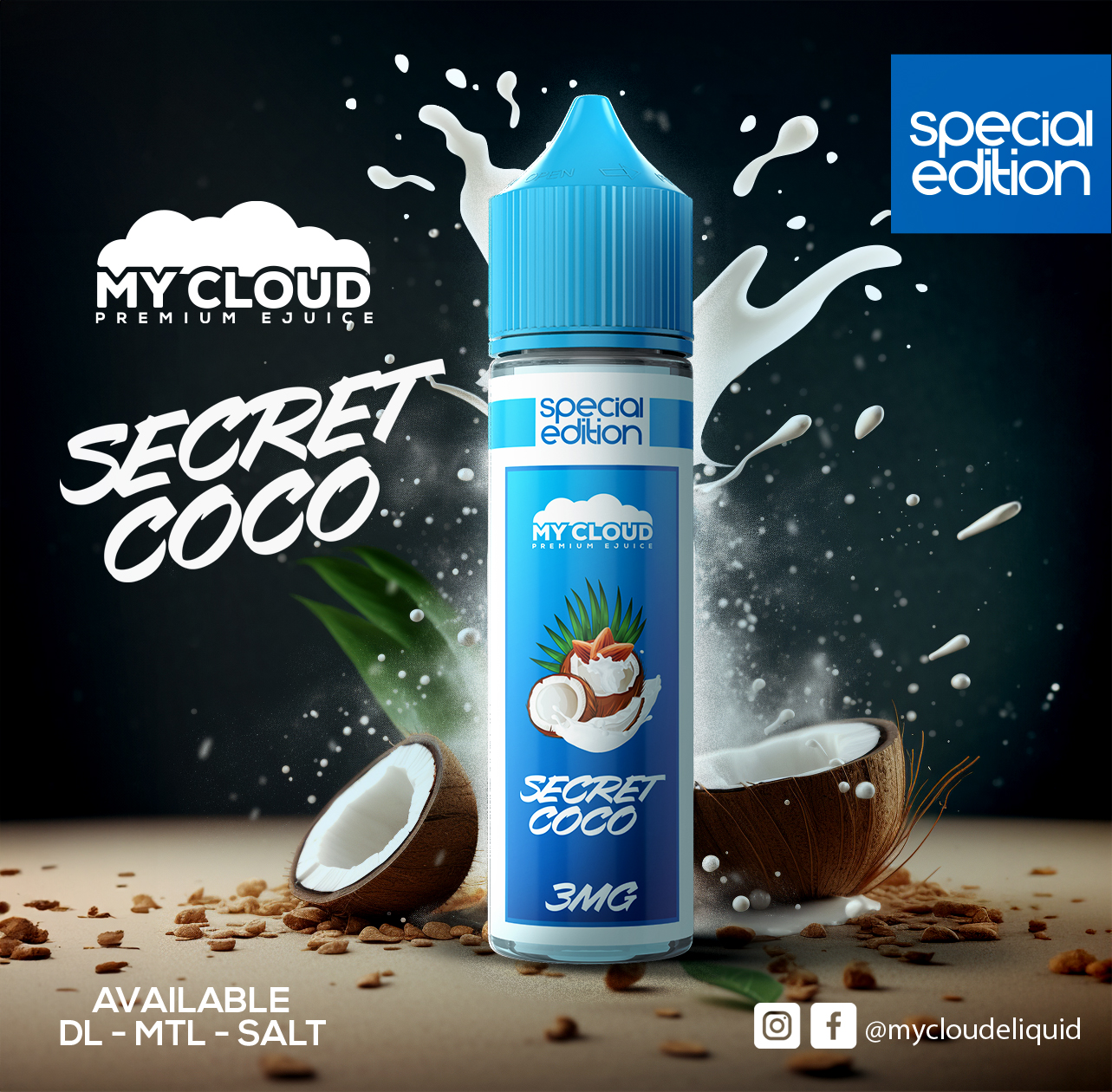ماي كلود My Cloud MTL 60ML E-Liquid – rezk vape